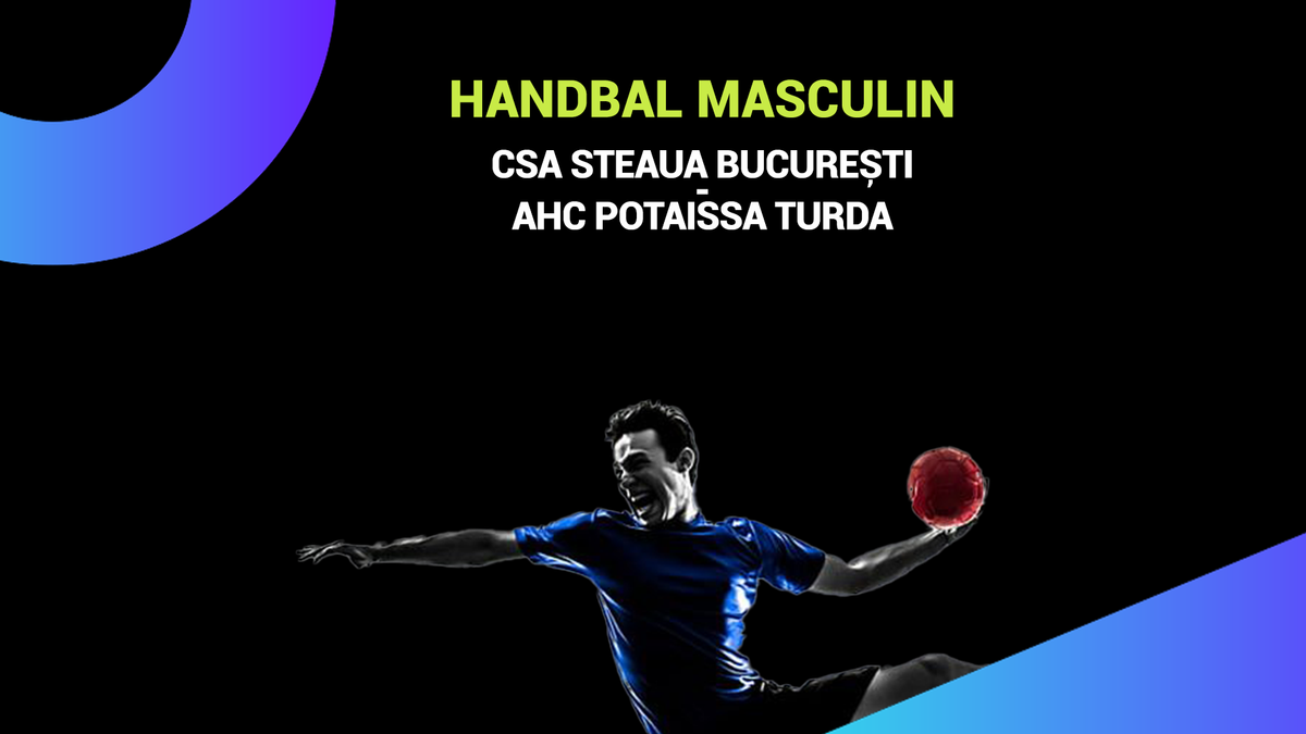 Handbal masculin: CSA Steaua București - AHC Potaissa Turda | Handbal ...